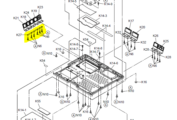 Panasonic Toughbook CF-19 Lid Rubber Plate A - Bob Johnson's Computer ...